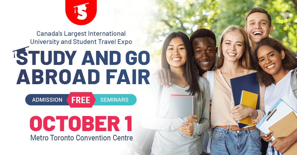 TORONTO | Sunday, March 3, 2024 | Study and Go Abroad Fairs - Study and Go Abroad / SchoolFinder ...