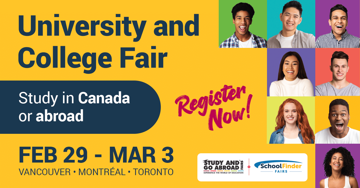 University and College Fair | StudentConnect™ - Study and Go Abroad