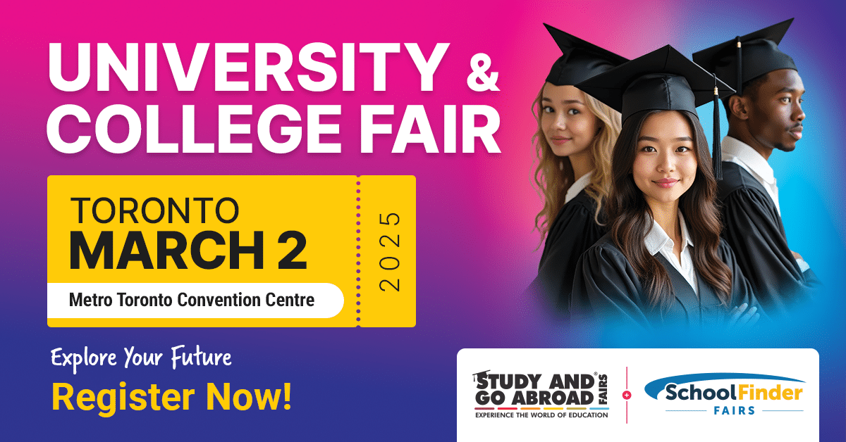 TORONTO | Sunday, October 26, 2025 | Study and Go Abroad / SchoolFinder ...